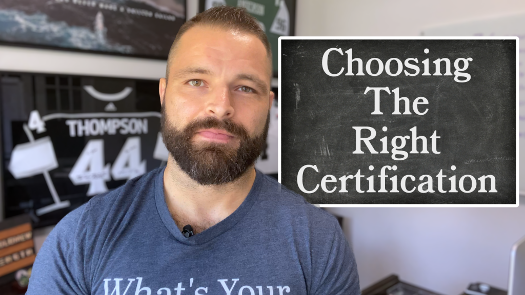 Choosing the Right Certification & Passing the Exam (What Strength ...